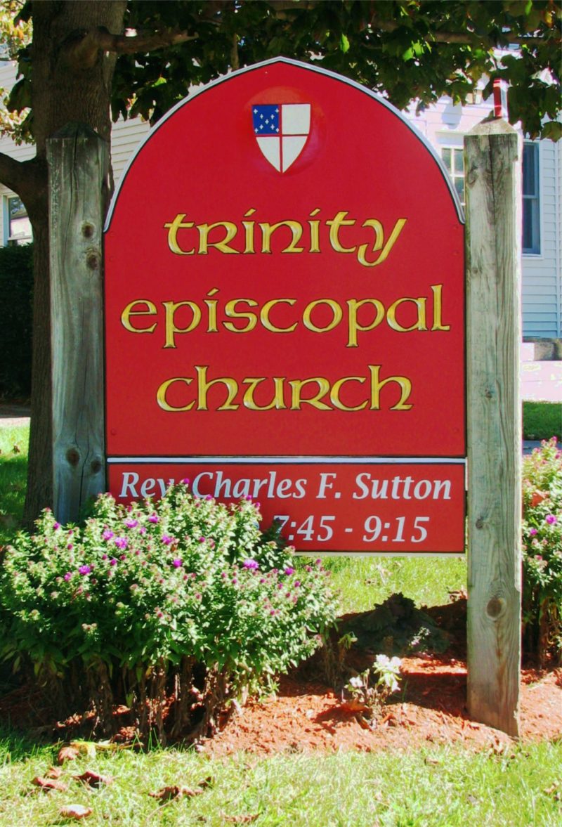 Trinity Episcopal Church - Mystic Carved Signs | Hand Carved Signs Near ...